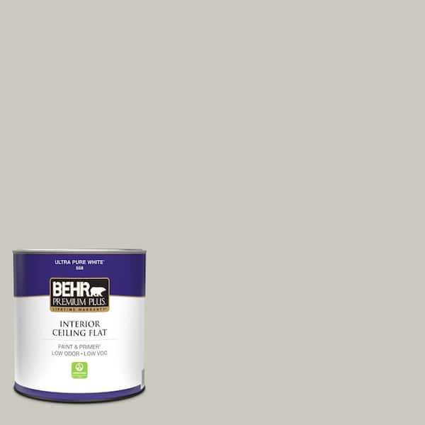BEHR PREMIUM PLUS 1 qt. Designer Collection #DC-008 Gratifying Gray ...