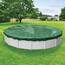 Robelle Titan 18 ft. x 40 ft. Oval Green Solid Above Ground Winter Pool ...