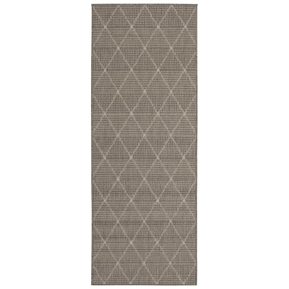 Ottomanson Edith Collection Diamond Trellis Design 3x7 Non Shedding ...