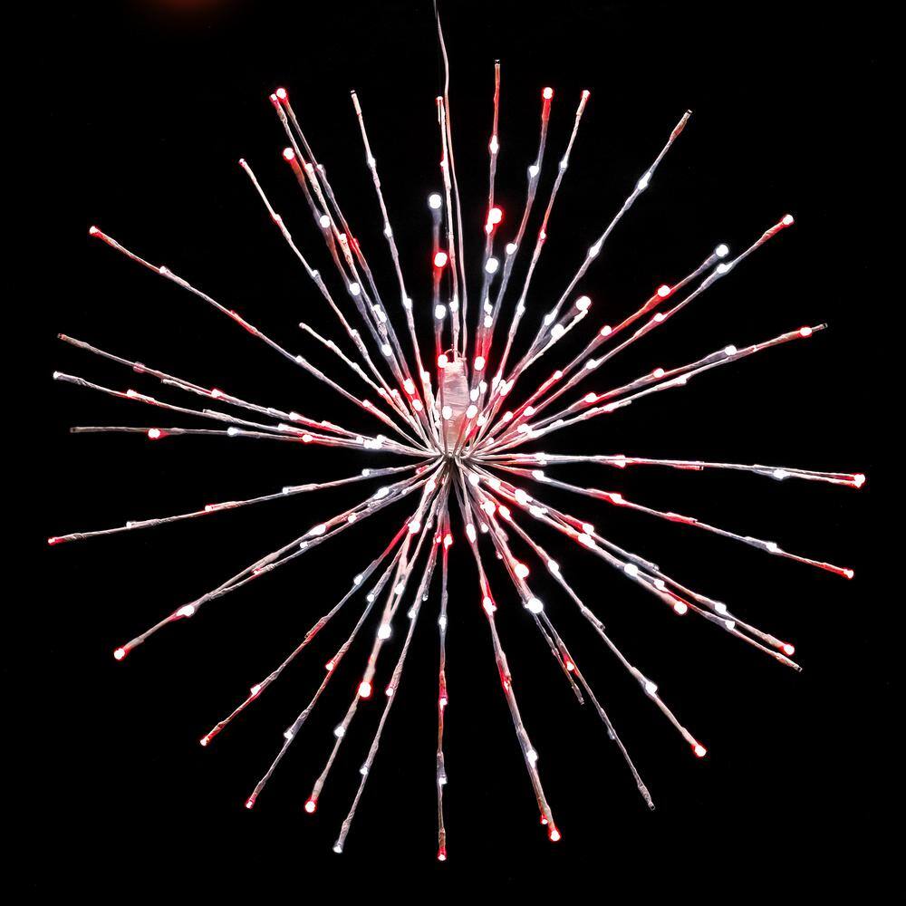 HOLIDYNAMICS HOLIDAY LIGHTING SOLUTIONS 32 in. Pure White/Red LED ...