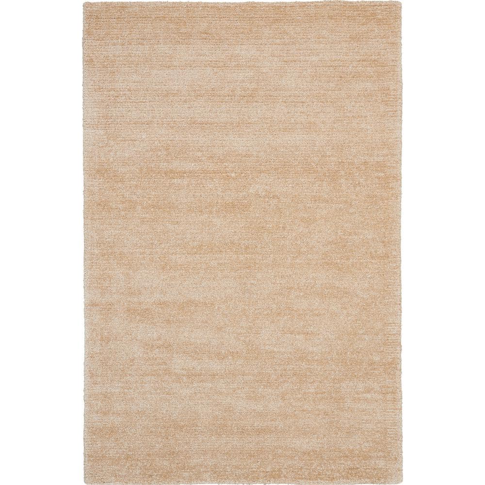 Nourison Weston Linen 4 ft. x 6 ft. Solid Contemporary Area Rug 003560 ...