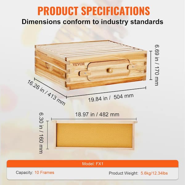 What Are The Dimensions Of A Standard Beehive Box Size Chart ...