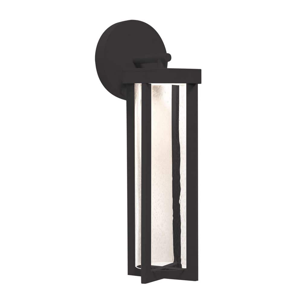 Reviews for AFX Rivers 18.4 in. Black Outdoor Hardwired Lantern Sconce ...
