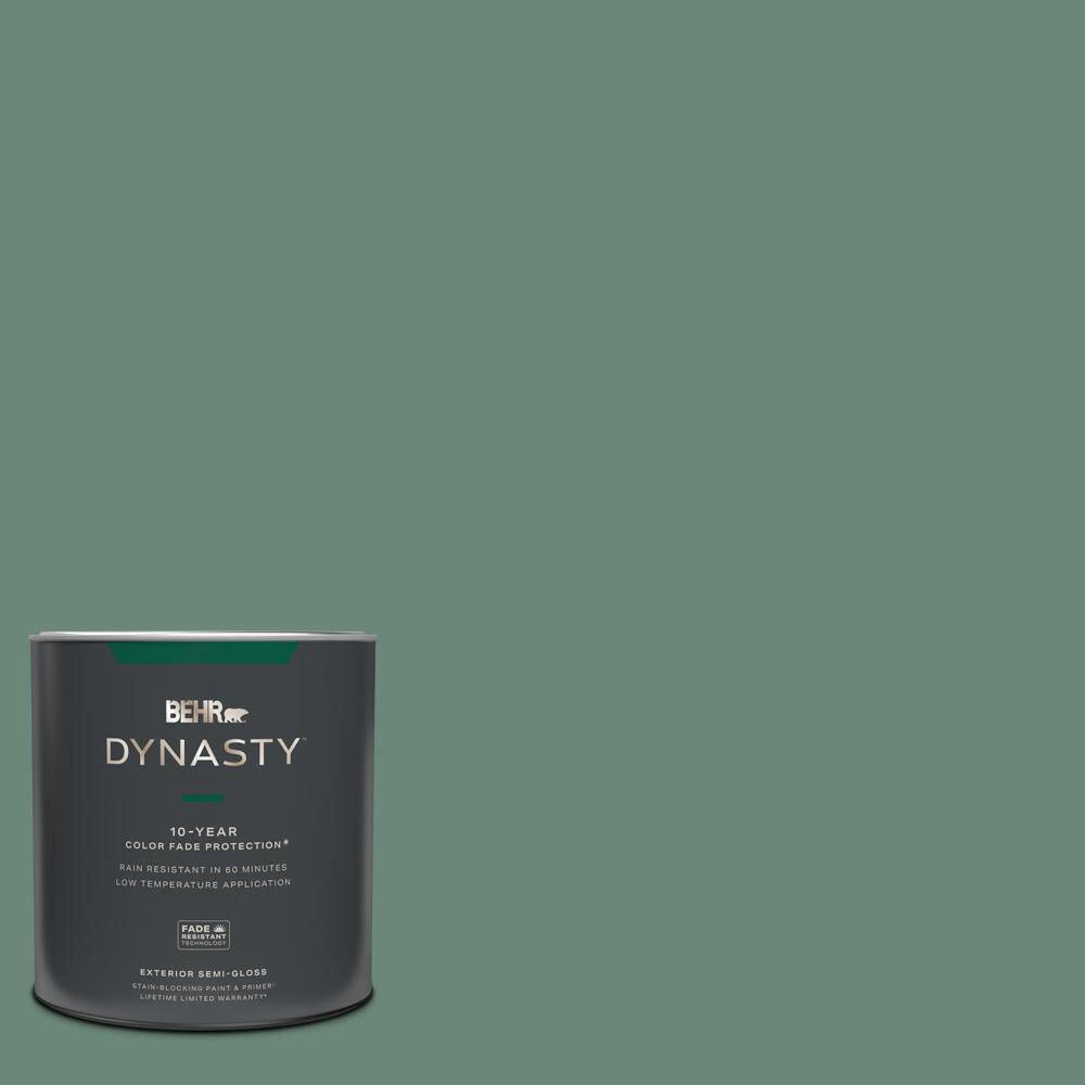 BEHR DYNASTY 1 qt. #S420-5 Sycamore Grove Semi-Gloss Exterior Stain ...
