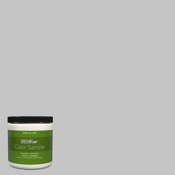 BEHR PREMIUM PLUS 8 oz. #T15-6 Dreamscape Gray Semi-Gloss Interior ...