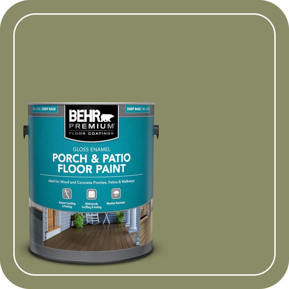 BEHR PREMIUM 1 gal. #S360-5 Yogi Gloss Enamel Interior/Exterior Porch ...