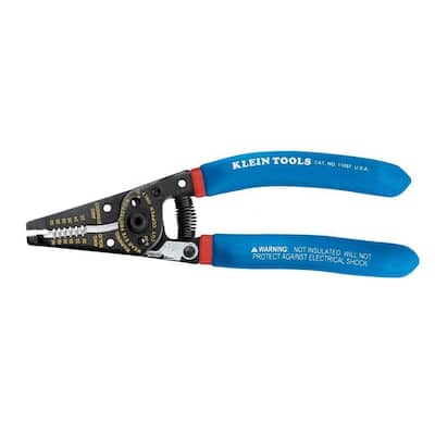 Klein Tools 7-3/4 in. Klein-Kurve Dual Non-Metallic Cable Stripper and ...