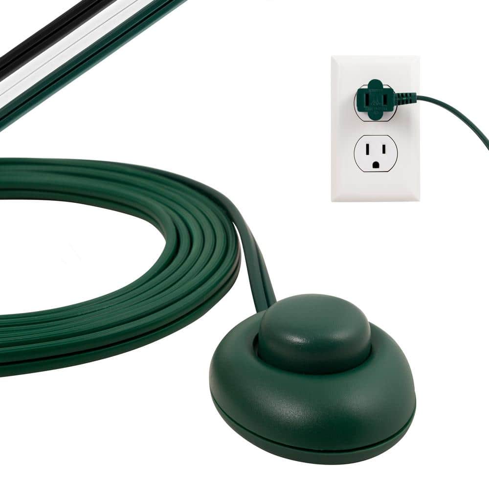 Phillips 9 ft. 16-Gauge 2-Conductor Footswitch Extension Cord SPS1036GF ...