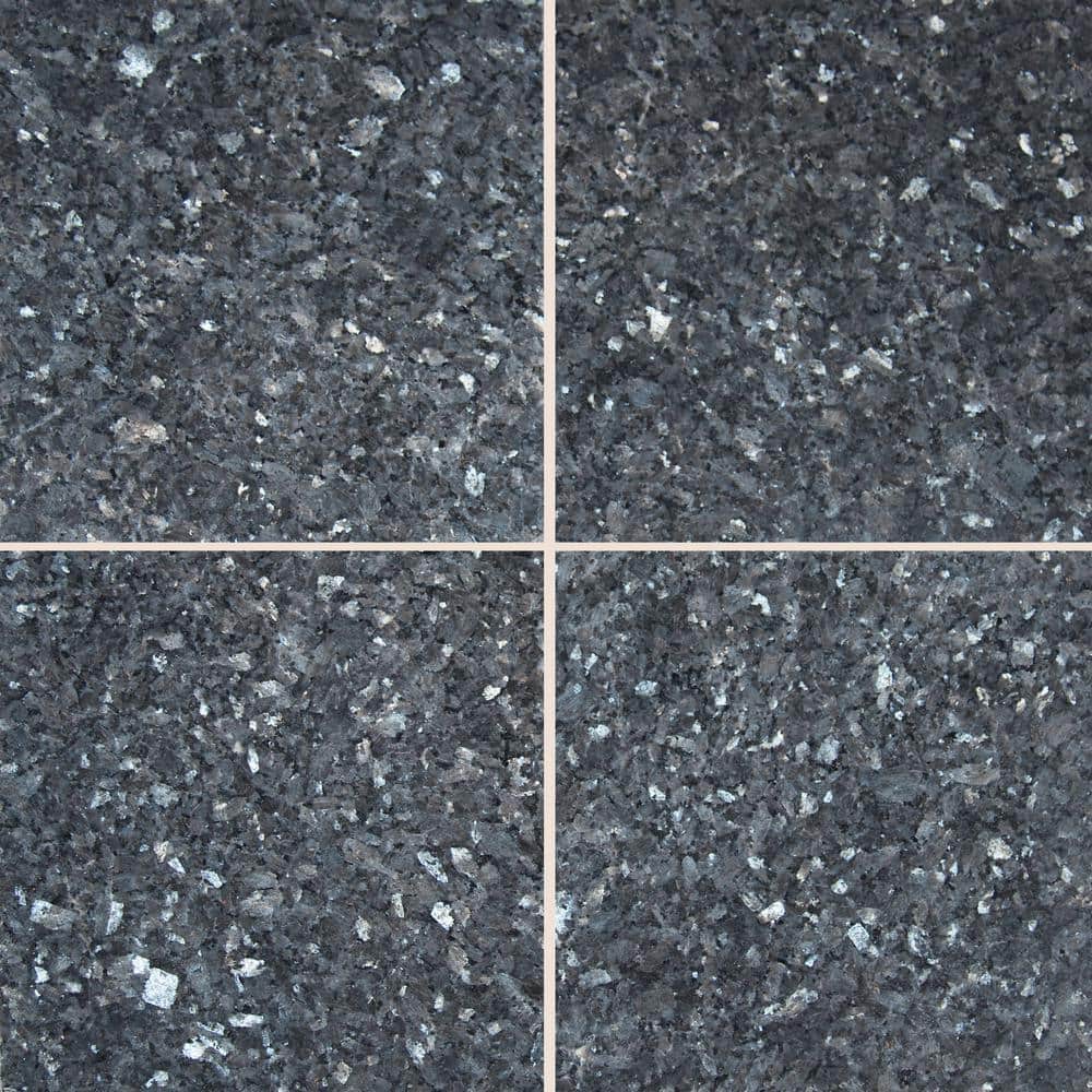 MSI Azure 4 in. x 4 in. Polished Granite Wall Tile Sample (0.11 sq. ft ...