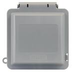 Commercial Electric 1-Gang Extra Duty Non-Metallic Low Profile While-In ...