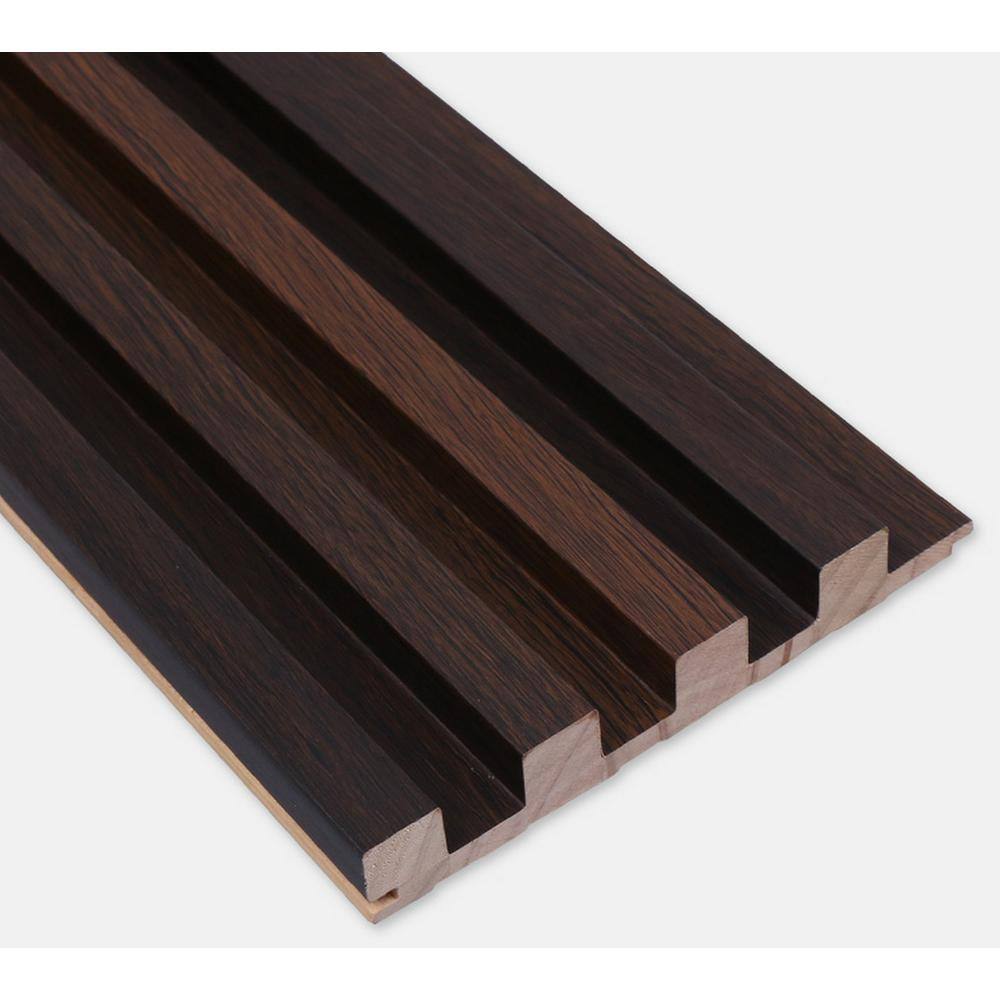 Ejoy 45 in. x 6 in x 0.8 in. Wood Solid Wall Cladding Siding Board in ...