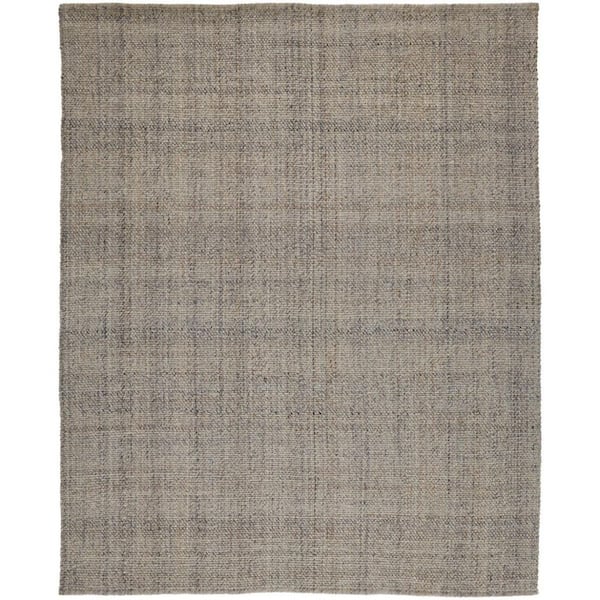 HomeRoots 2 ft. x 8 ft. Gray, Ivory Solid Color Area Rug 2000514573 ...