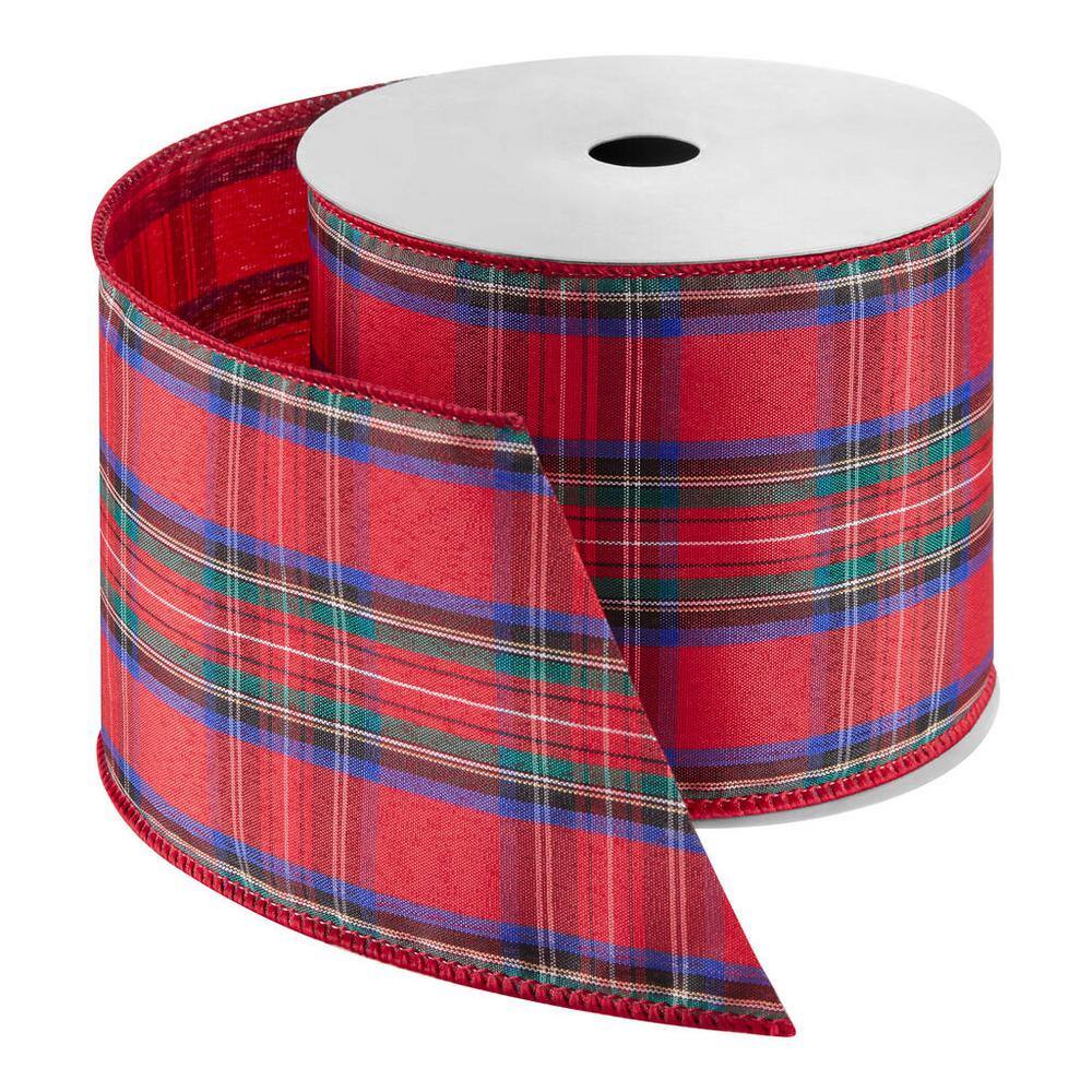 Home Accents Holiday 15 ft by 4 in Festive Ribbon Roll 21GR30959 - The ...