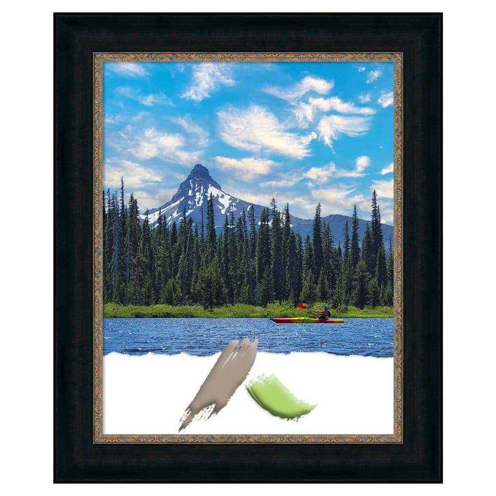 Amanti Art Size 22 in. x 28 in. Paragon Bronze Picture Frame Opening ...