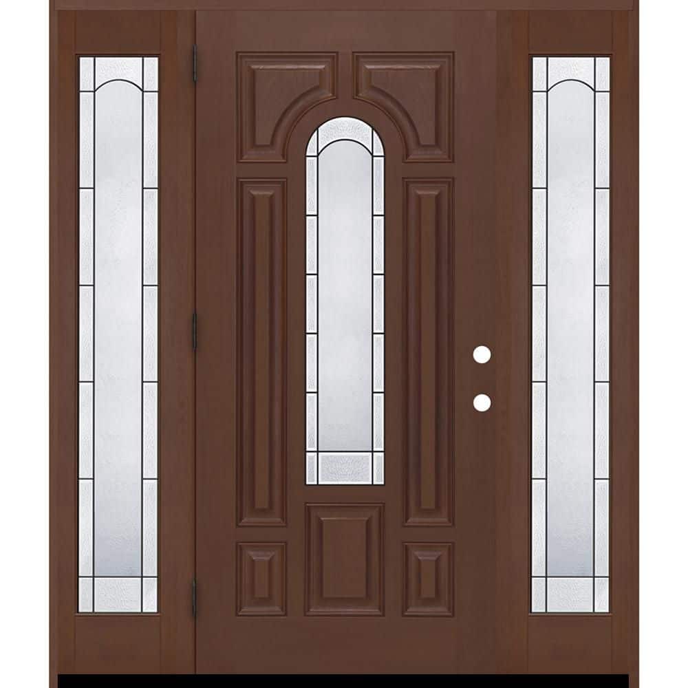Steves & Sons Regency 68 in. x 80 in. CenterLite Empire Glass RHOS ...