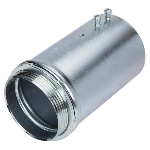 BRIDGEPORT 3 in. Mighty-Align Steel Slip EMT Connectors (1-Pack)-237 ...