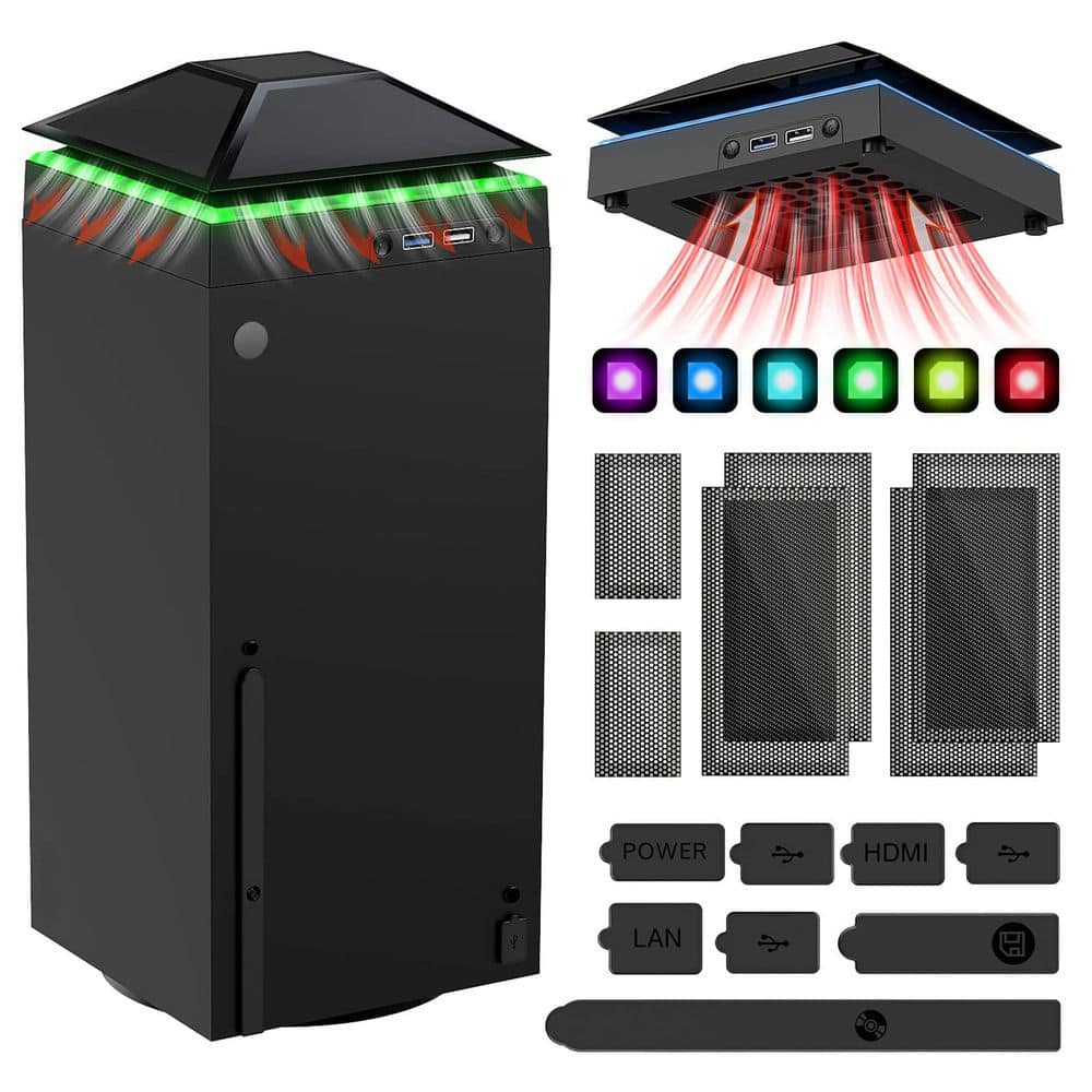 BIBIVIS Cooling Fan Dust Proof for Xbox Series X Console, Rubber Dust ...