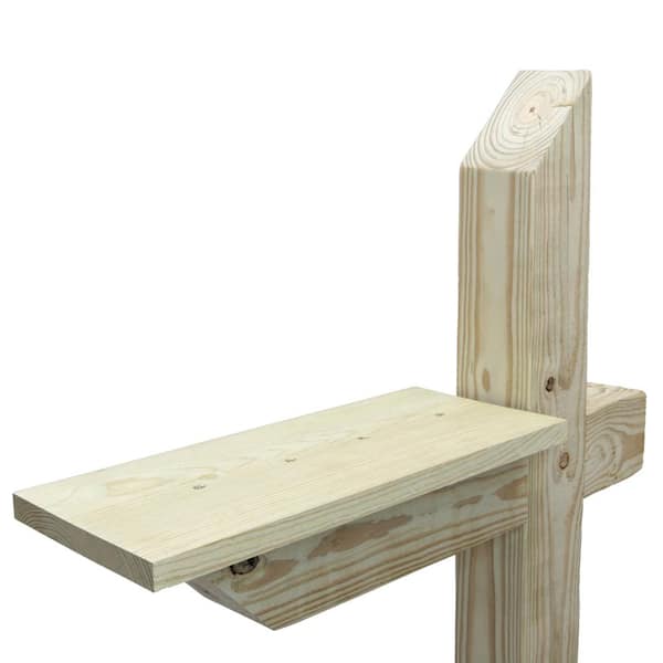 Outdoor Essentials 6 in. Pressure-Treated Wood Mailbox Mounting Board ...