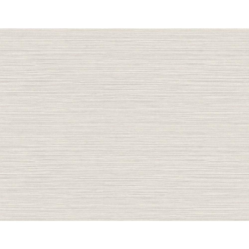 Seabrook Designs Willow Grasscloth Light Greige Vinyl Strippable Roll ...