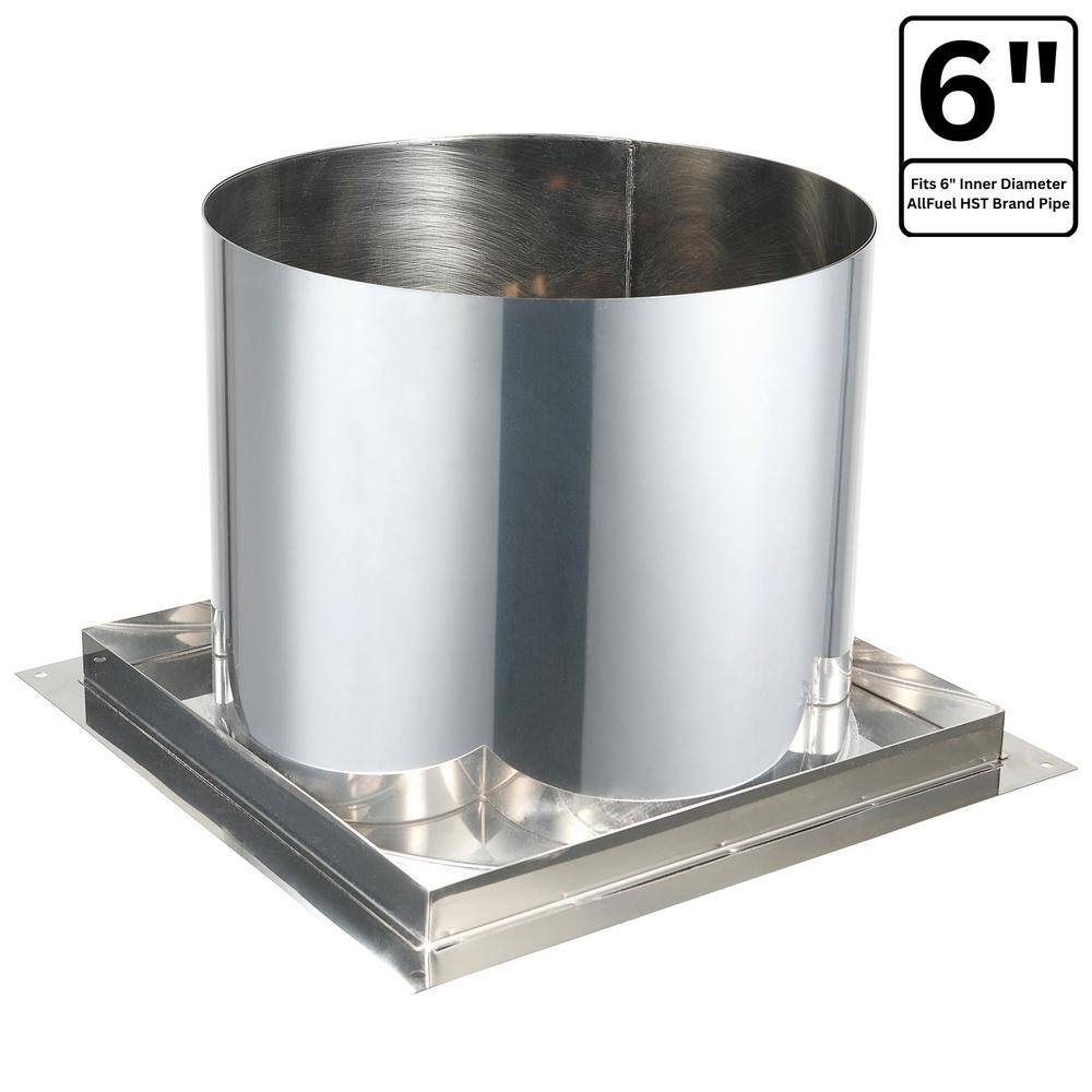 ALLFUEL HST 6 in. x 10 in. Firestop Radiation Shield for Double Wall ...