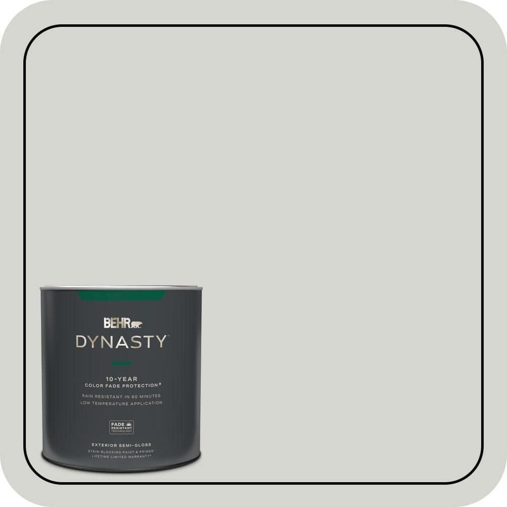 BEHR DYNASTY 1 qt. #T17-01 Close Knit Semi-Gloss Exterior Stain ...