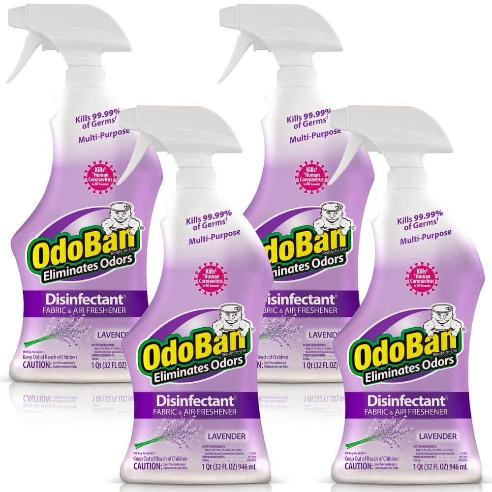 OdoBan 32 oz. Lavender Multi-Purpose Disinfectant Spray, Odor ...