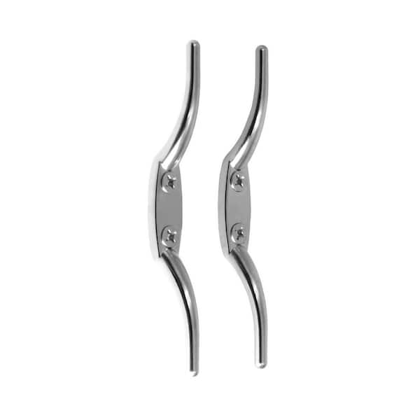 Misopily 6 in. Zinc Alloy Flagpole Halyard Rope Cleat Hook Rust Free ...