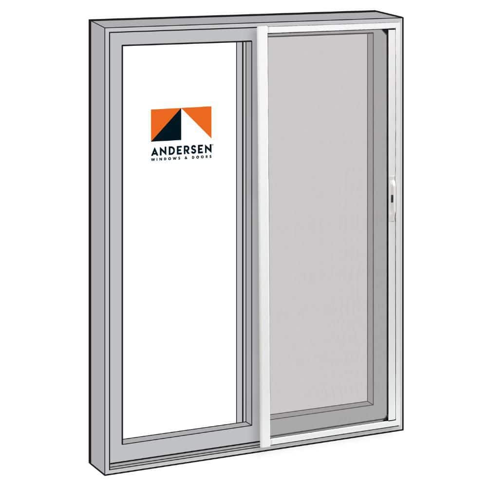 Andersen White Aluminum Retractable Screen for 200 Narroline & 400 ...