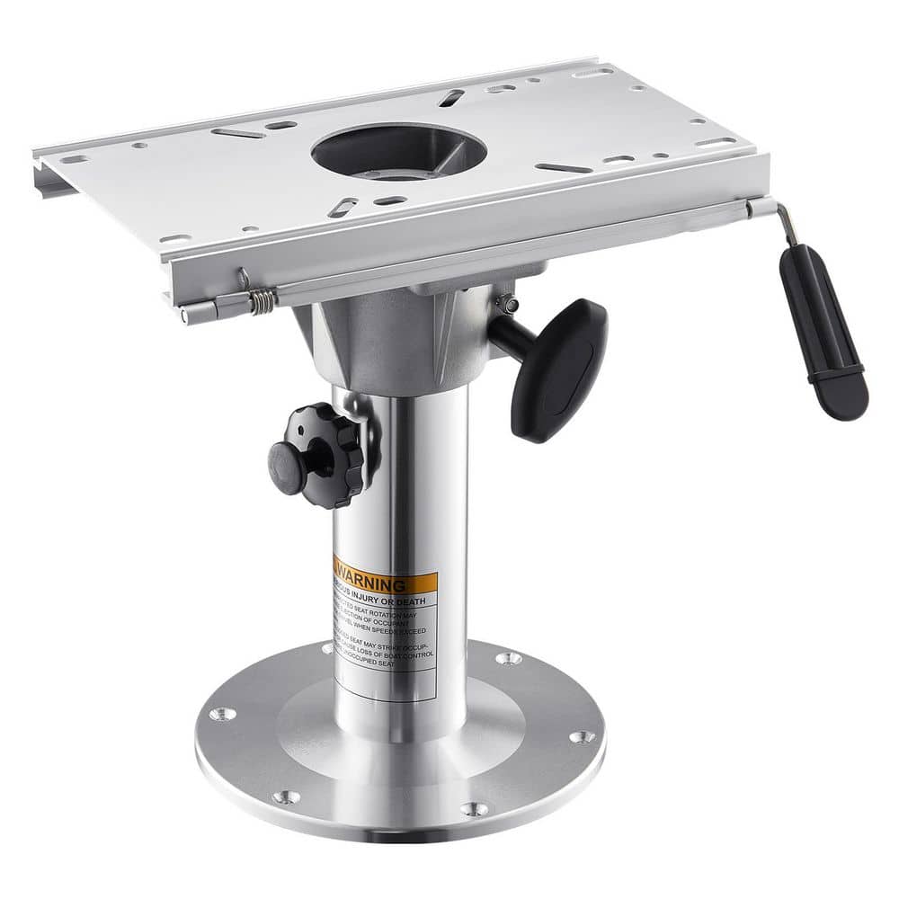 SKYSHALO Boat Seat Pedestal, Aluminum Alloy Chair Base Slide, 5-in ...