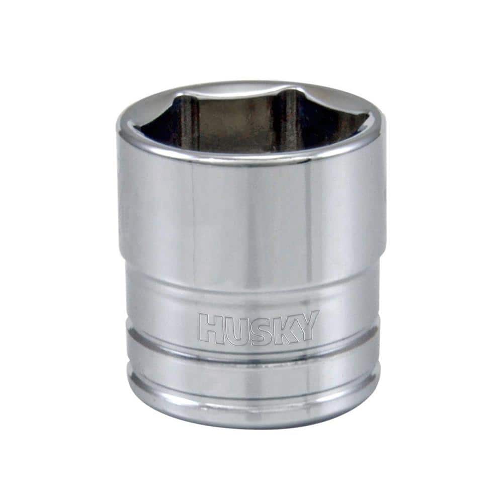 Husky 3/8 in. Drive 3/4 in. 6-Point SAE Standard Socket H3D6P34 - The ...