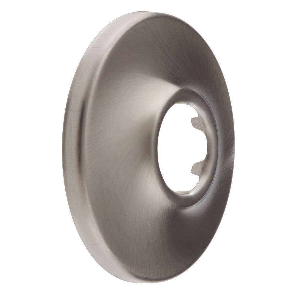 Delta 2.5 in. Brass Shower Arm Flange in Lumicoat Stainless RP6025SSPR ...
