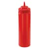 Winco 24 oz. Red Squeeze Bottles (6-Pack) PSW-24R - The Home Depot