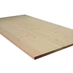 1 in. x 36 in. x 72 in. Allwood Pine Project Panel Table Island Top EGP ...