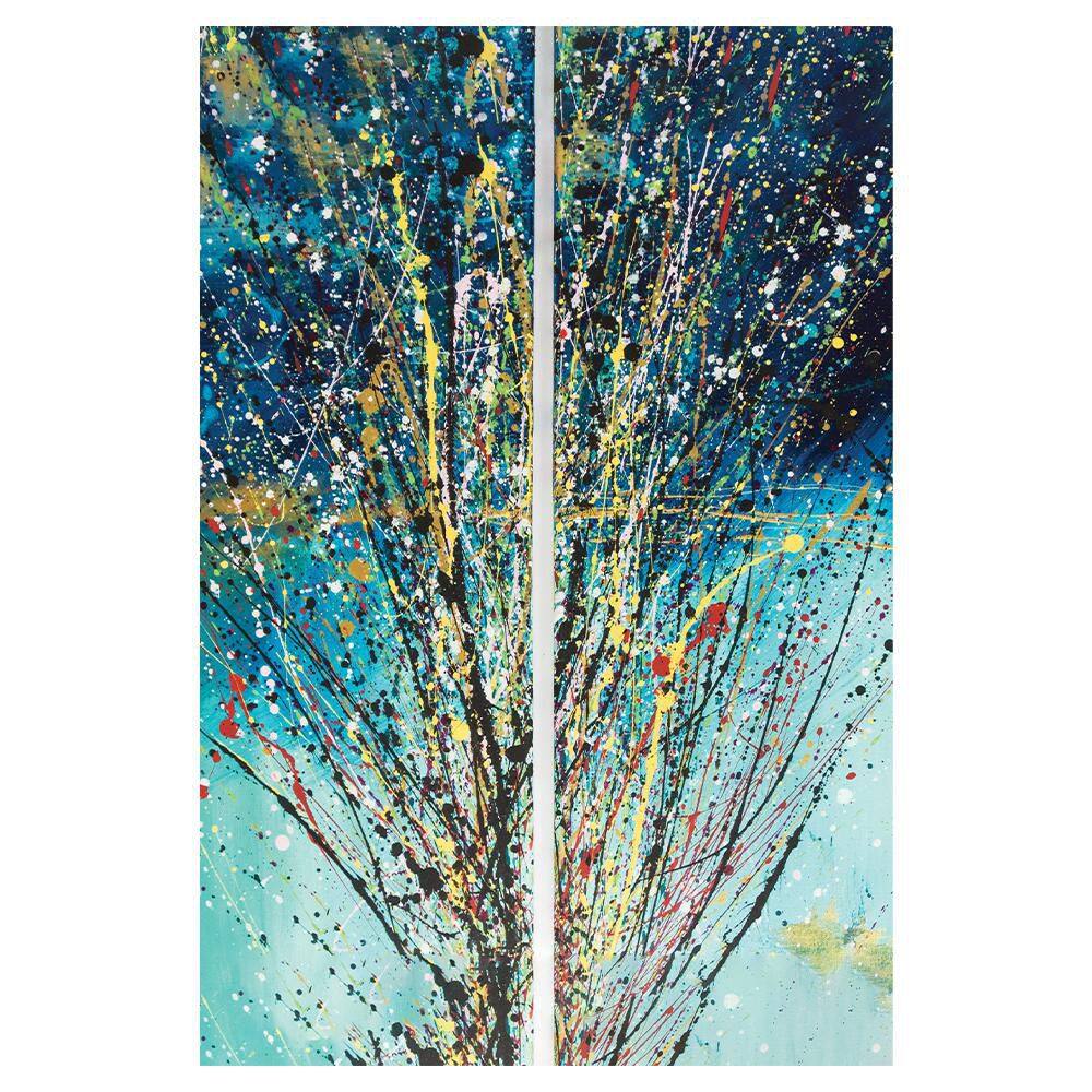 VENICE BEACH Collections Split Splatter Design by Sarah Wahl 1-Piece ...