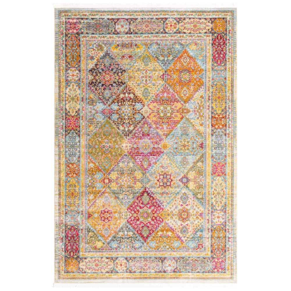 Unique Loom Baracoa Marta Multi 6' 0 x 9' 0 Area Rug 3184201 - The Home ...