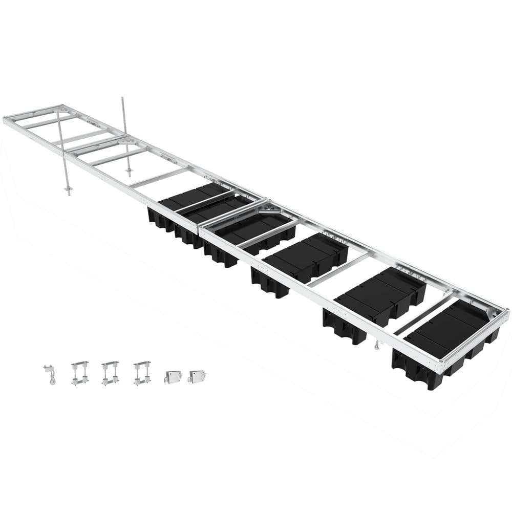 Multinautic QPF-495 5 ft. x 40 ft. Floating Aluminum Straight Dock Kit ...