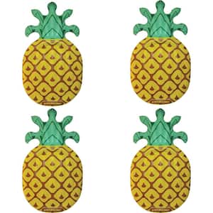 Swimline Vinyl Giant Inflatable Tropical Pineapple Print Float Pool (2 ...
