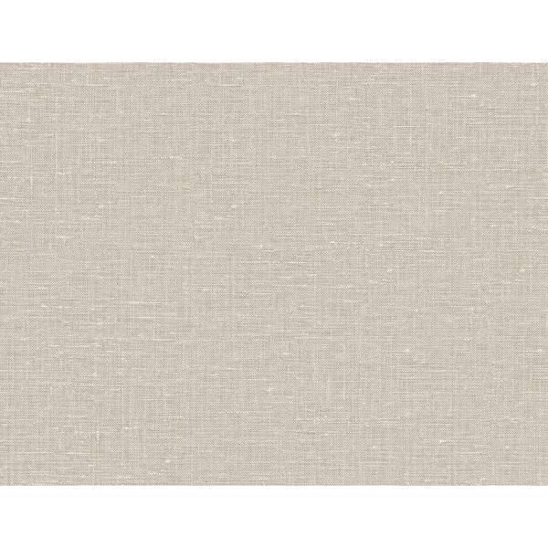 Seabrook Designs 60.75 sq. ft. Alba Beige Nomi Embossed Vinyl Unpasted ...