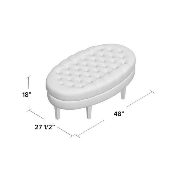 Madison park chase surfboard tufted ottoman store
