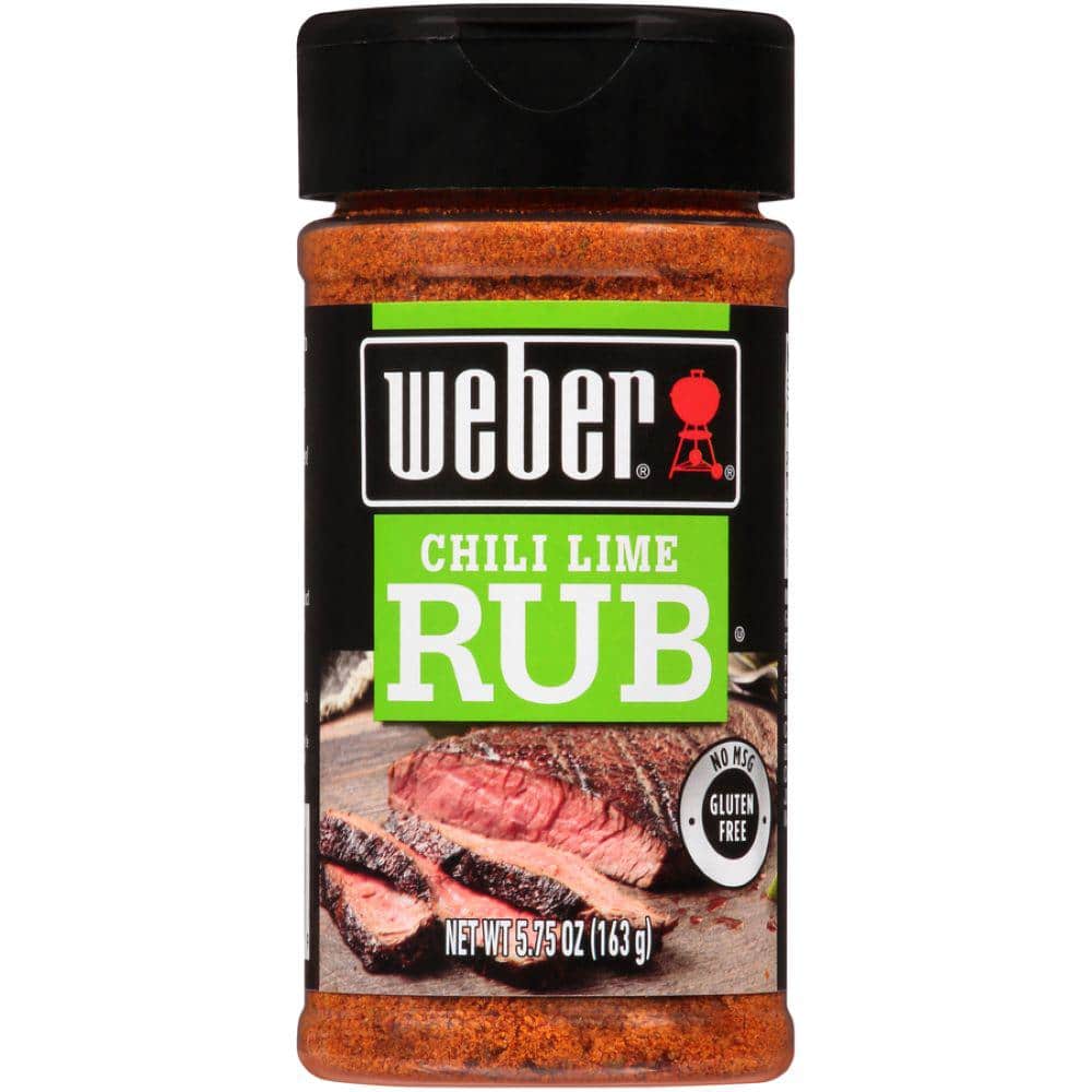 Weber 5.75 oz. Chile Lime Rub 1150414 - The Home Depot