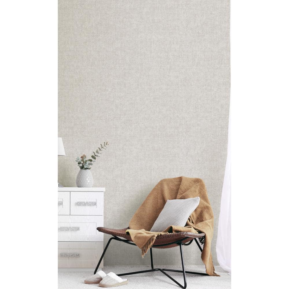 Walls Republic Beige Plain Print Non-Woven Paper Paste the Wall ...