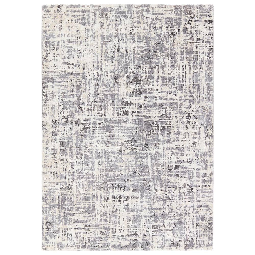 Jaipur Living Gowon 5 ft. x 8 ft. Gray/Cream Abstract Area Rug ...