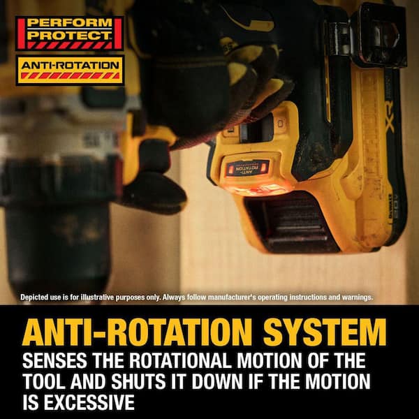 DEWALT 20V XR Lithium-Ion Cordless Brushless 1/2 in. Drill/Driver Kit ...