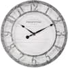 10 in Galvanized Finish Farmhouse Series Wall Clock NYPTQRJ8CT - The ...