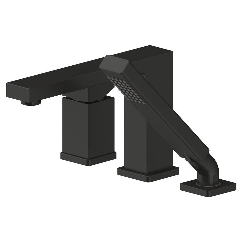 Fontaine by Italia Hotel de Ville 3-Hole Single Handle Roman Tub Faucet ...