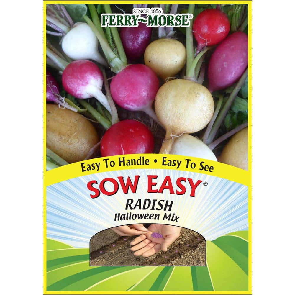 Ferry-Morse Vegetable Radish Halloween Mix SE Seeds 9654 - The Home Depot