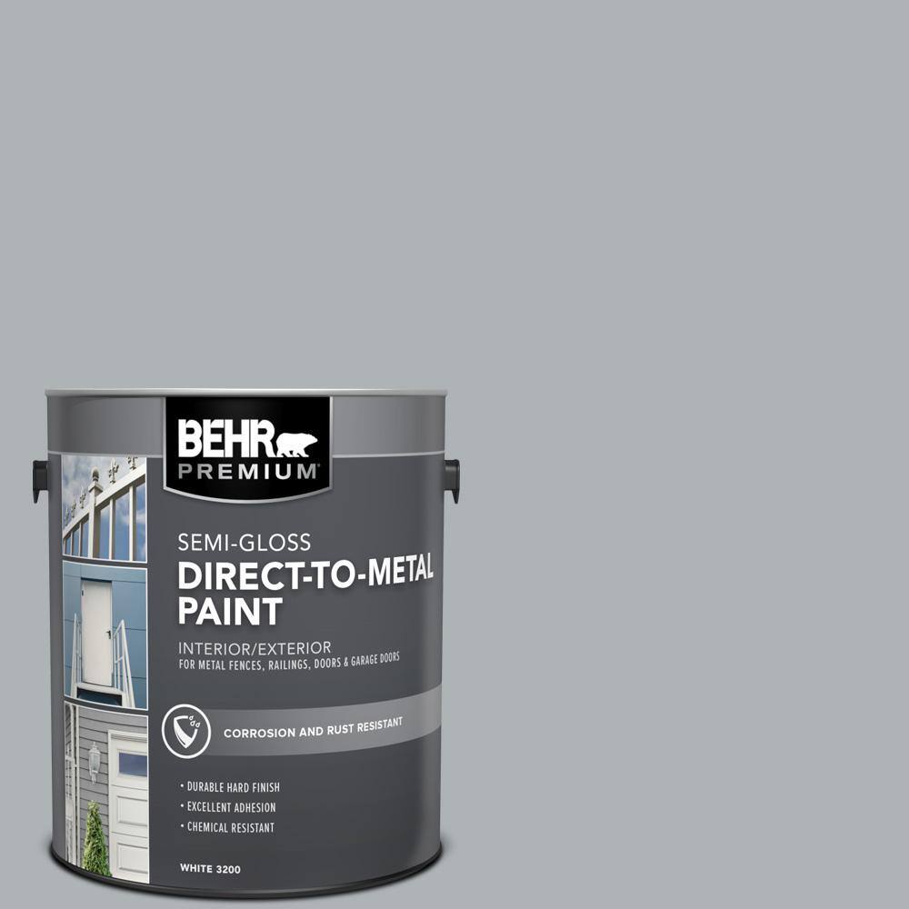 BEHR PREMIUM 1 gal. #N510-3 Stargazer Semi-Gloss Direct to Metal ...