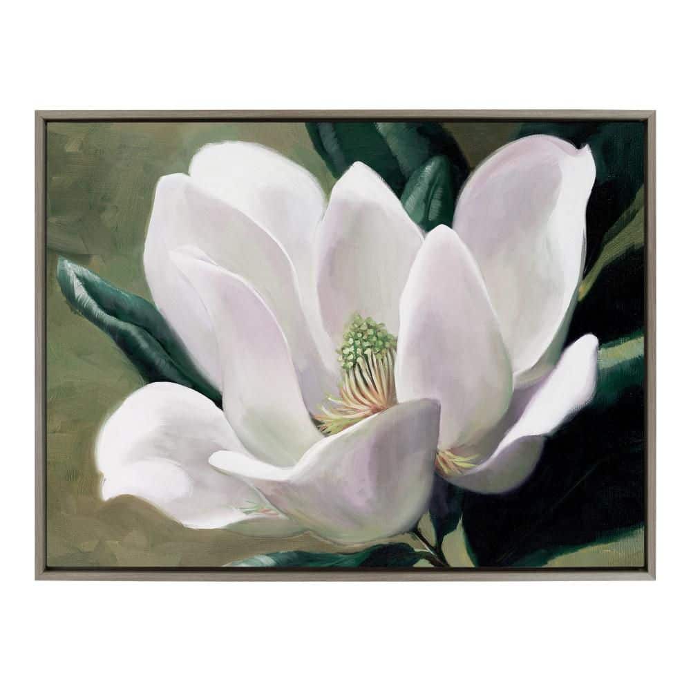 Kate and Laurel Sylvie "Solo Magnolia" by Laurie Snow Hein Framed ...