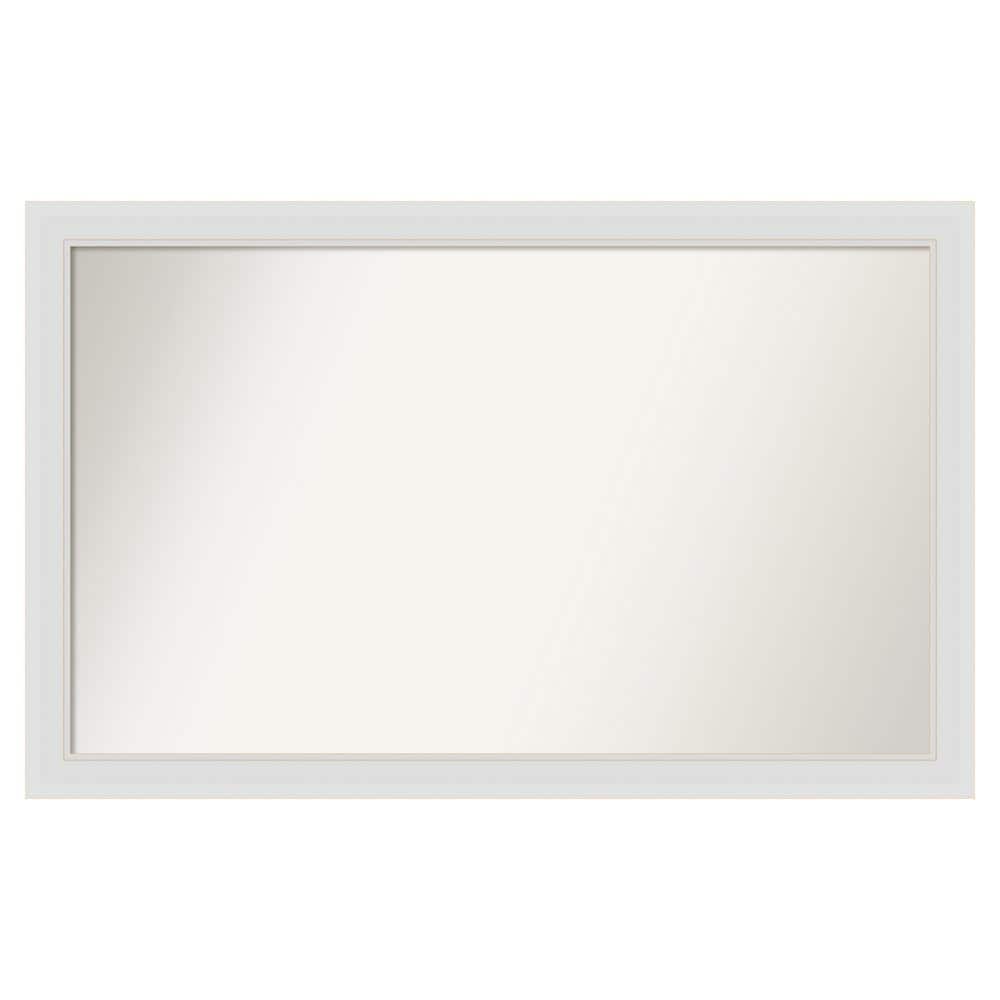 Amanti Art Flair Soft White Narrow 46 in. x 29 in. Custom Non-Beveled ...
