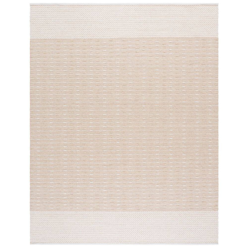 SAFAVIEH Martha Stewart Denali 8 ft. x 10 ft. Beige/Ivory Zig-Zag ...